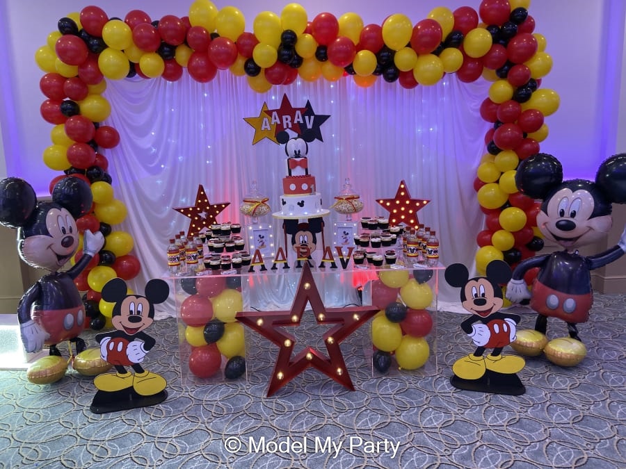 Mickey Themed Party Packages Birmingham - Model My Party